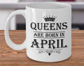 April Girls Are Sunshine Mug. April Gift. April Birthday Gift. April ...