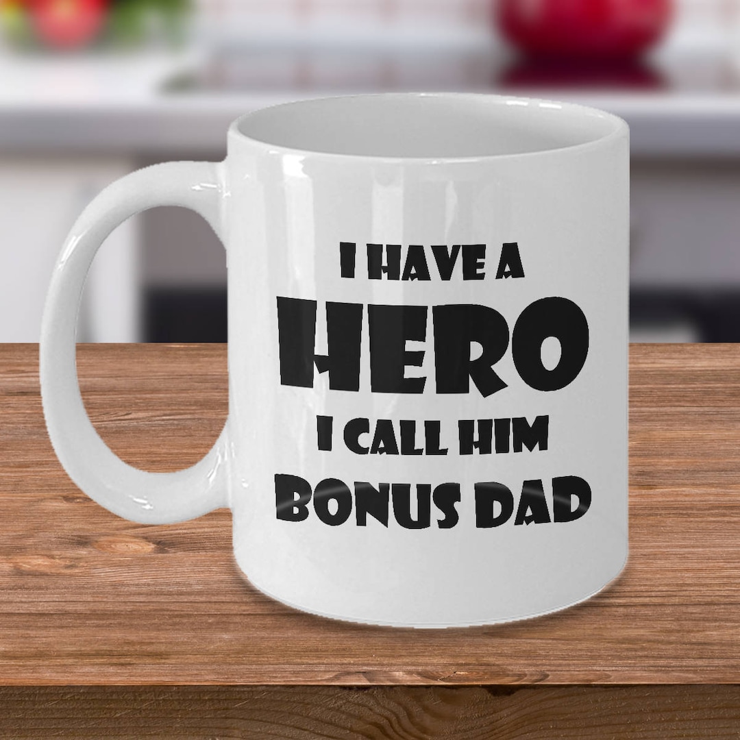 Bonus Dad Mug: Funny Hero Gift for Stepdad - Etsy