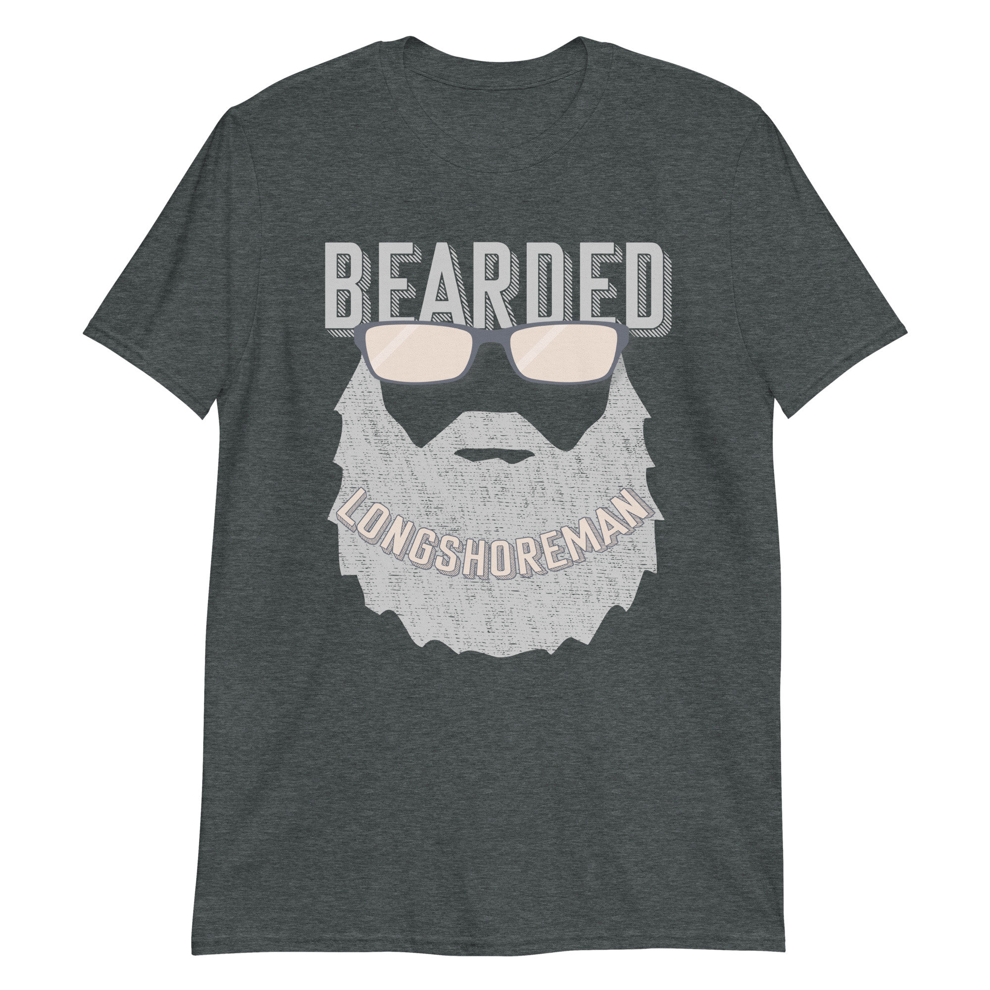 Bearded Longshoreman Shirt, Funny Longshoreman Hook Graphic Short ...