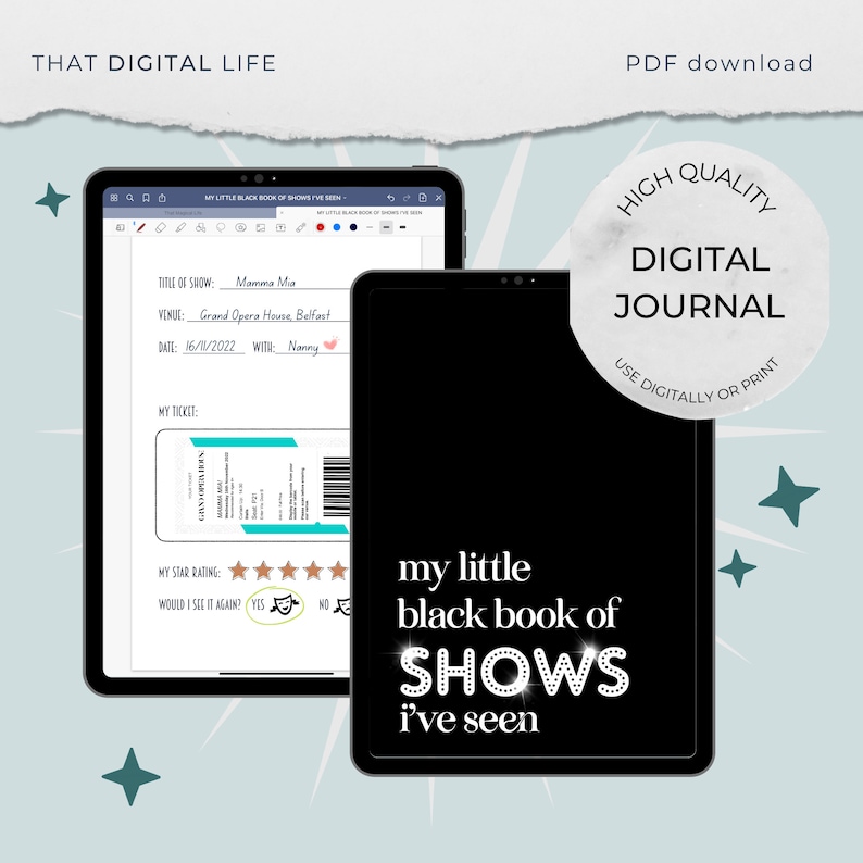 Musical Theatre Journal, Show Tracker, Broadway, West End (digital ...