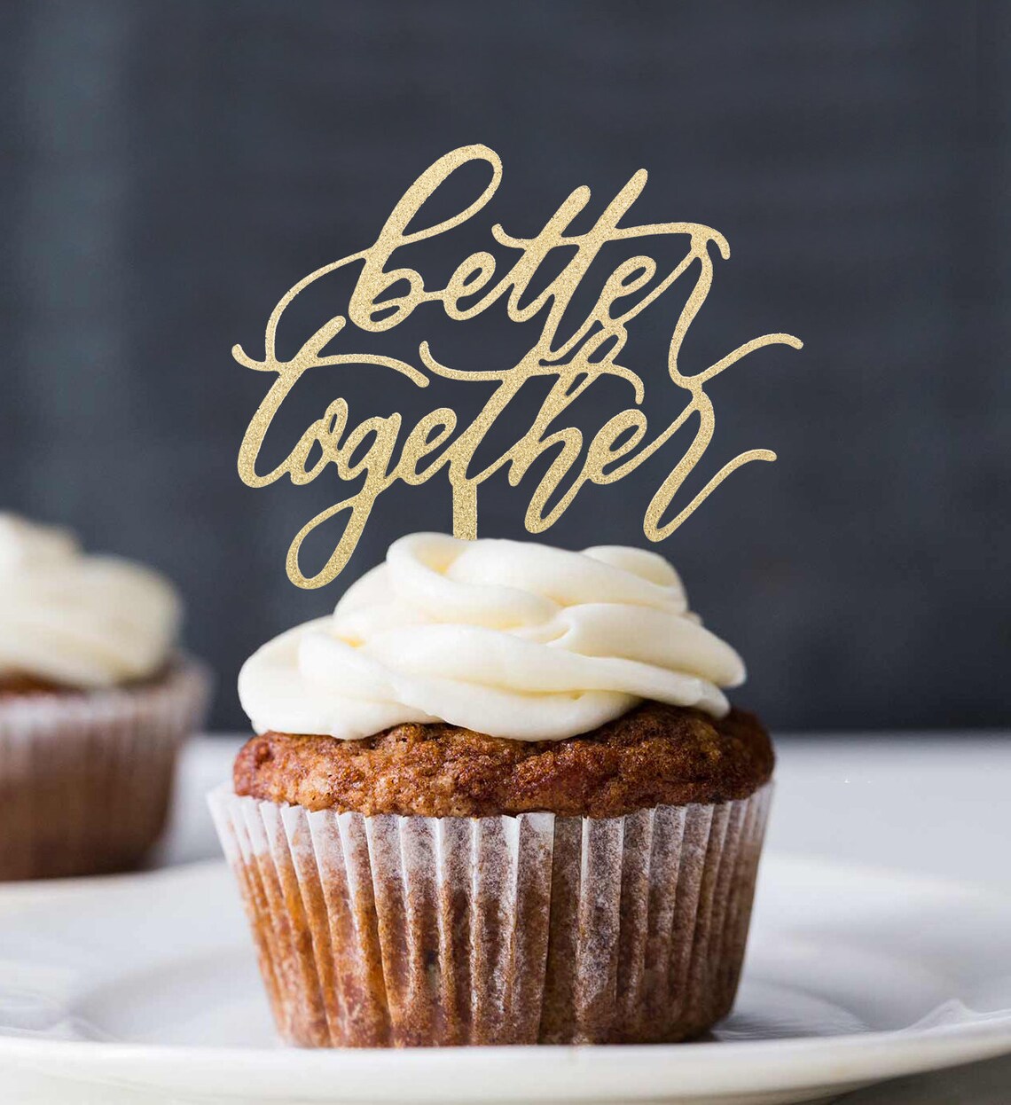 Better Together Cake Topper: Wedding Anniversary Decoration - Etsy
