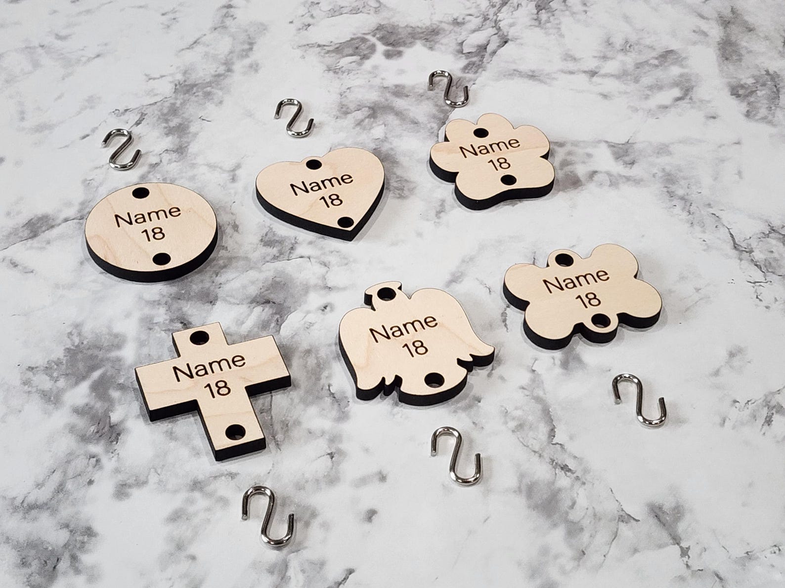 Maple Wood Family Celebration Board Pieces for 24"x9" Board: Circle ...