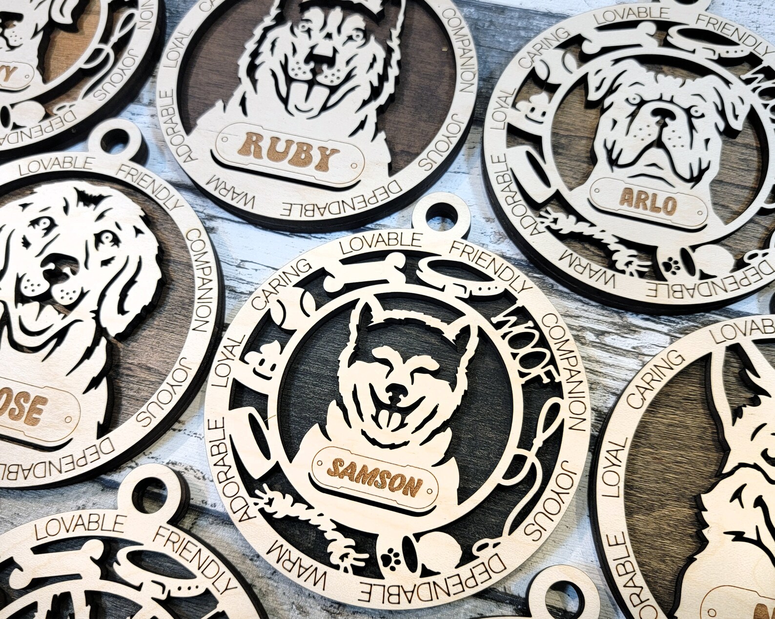 Custom Dog Breed Ornament Personalized Christmas Gift for - Etsy