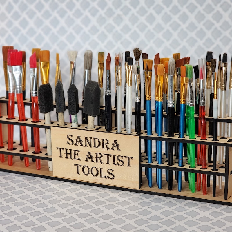 Paint Brush Holder - Etsy