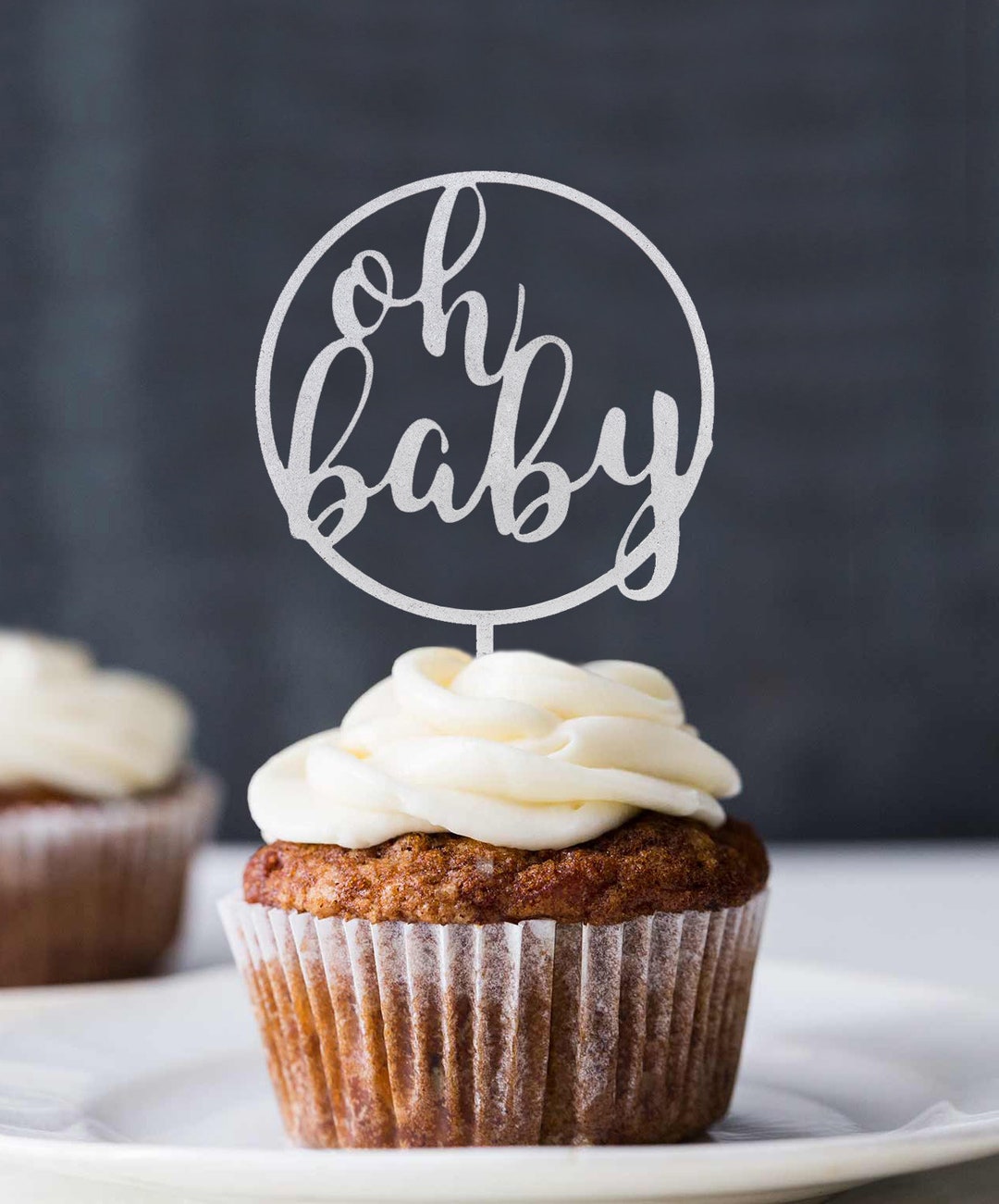 Oh Baby, Cake Topper for Baby Shower, Custom, Personalized, Any Color ...