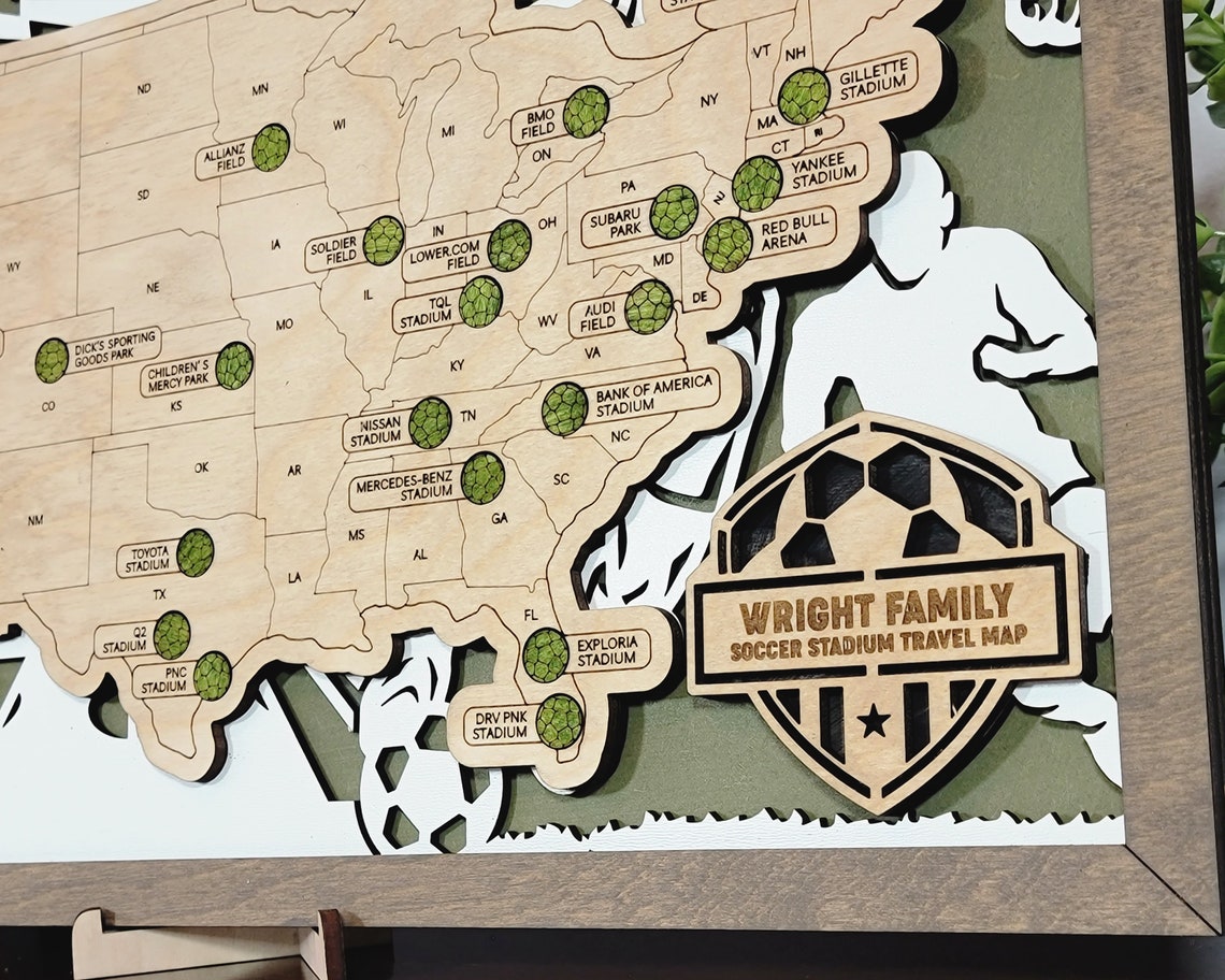 Custom Soccer Stadium Map Soccer Stadium Map Pro Soccer - Etsy