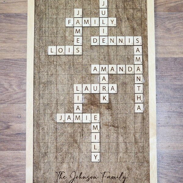 Scrabble Tile Name - Etsy