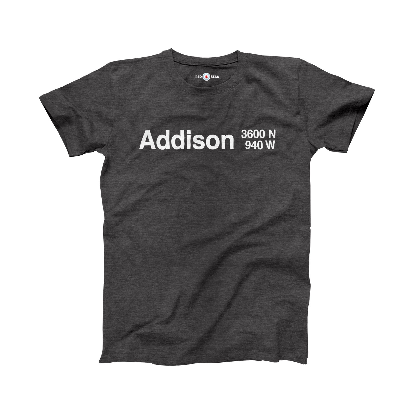 Chicago Cubs Shirt Addison 3600N 940W Sign Wrigley Field Address CTA ...
