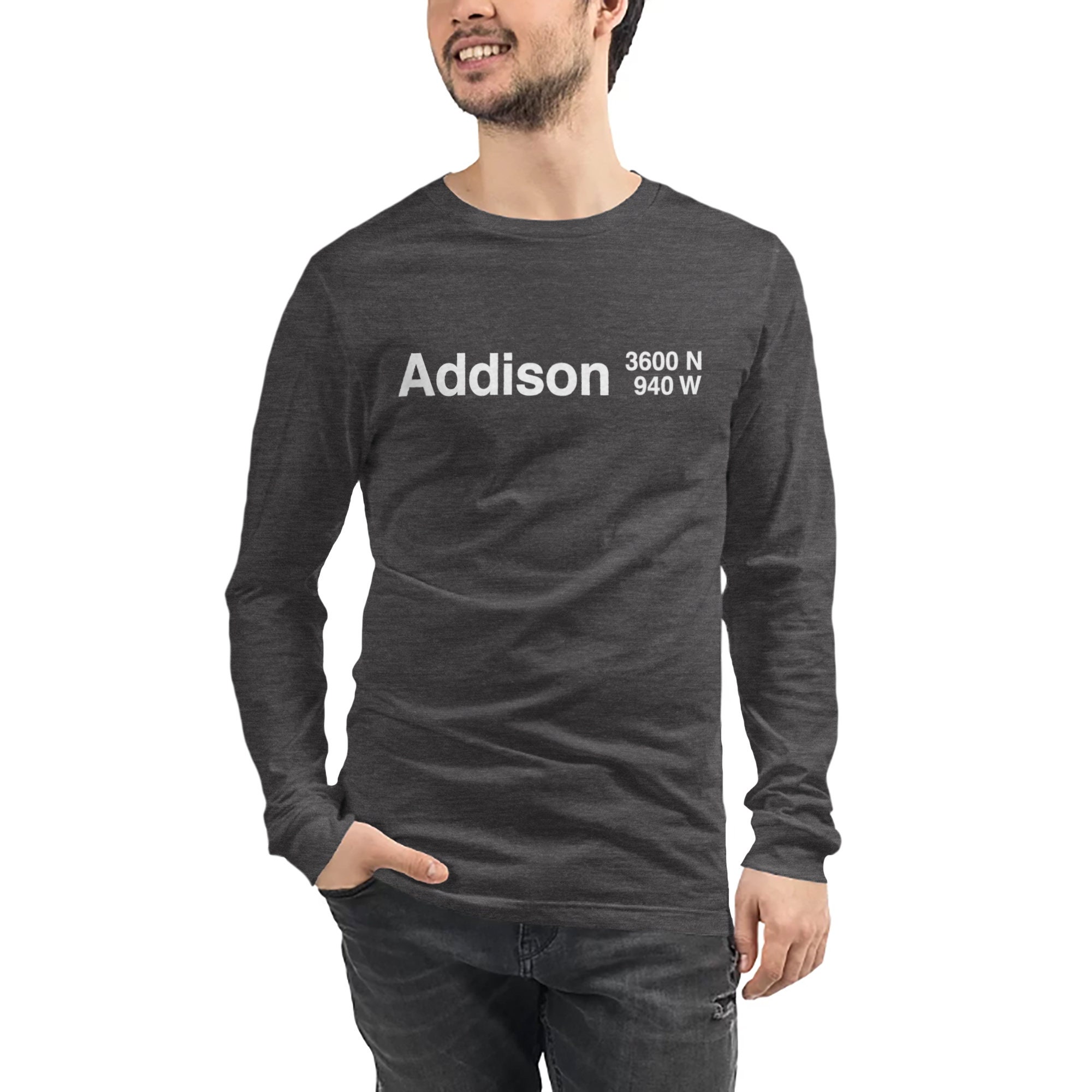 Chicago Cubs Shirt Addison 3600N 940W Sign Wrigley Field Address CTA ...