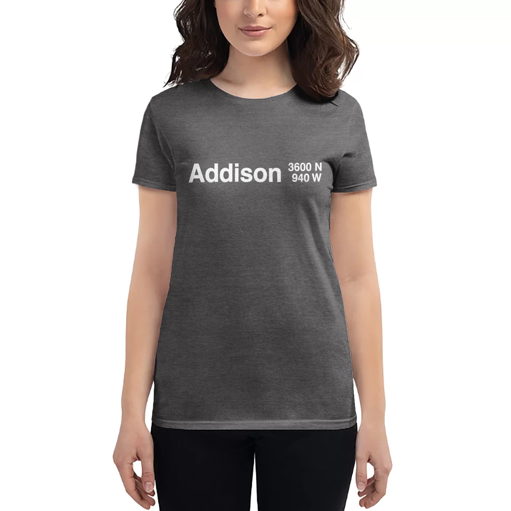 Chicago Cubs Shirt Addison 3600N 940W Sign Wrigley Field Address CTA ...