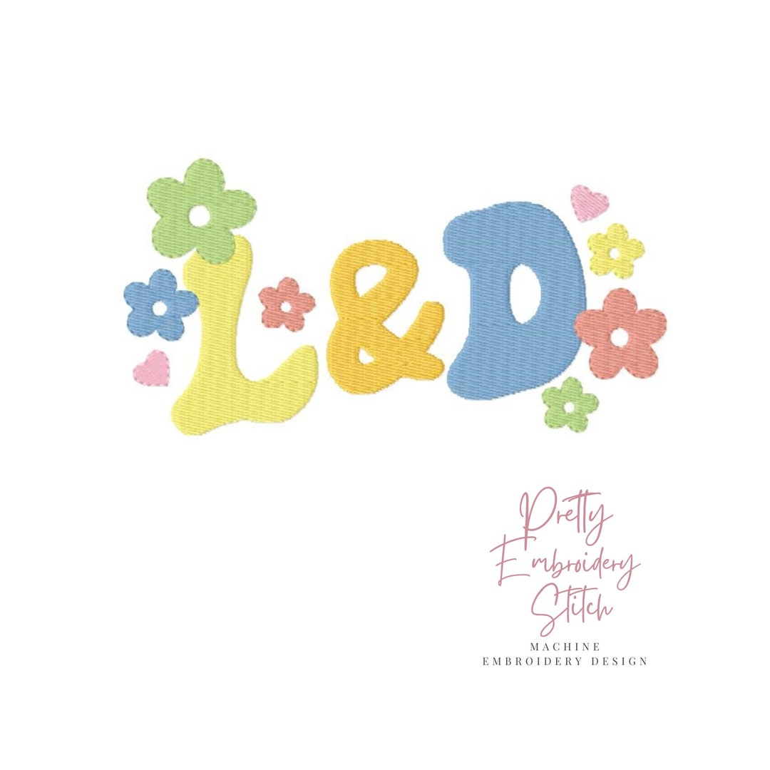 L&D Labor and Delivery Embroidery Design - 3 Sizes 8 Formats - Etsy