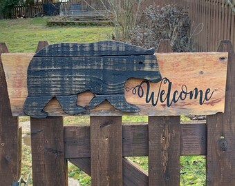Bear Barn Wood Sign - Etsy