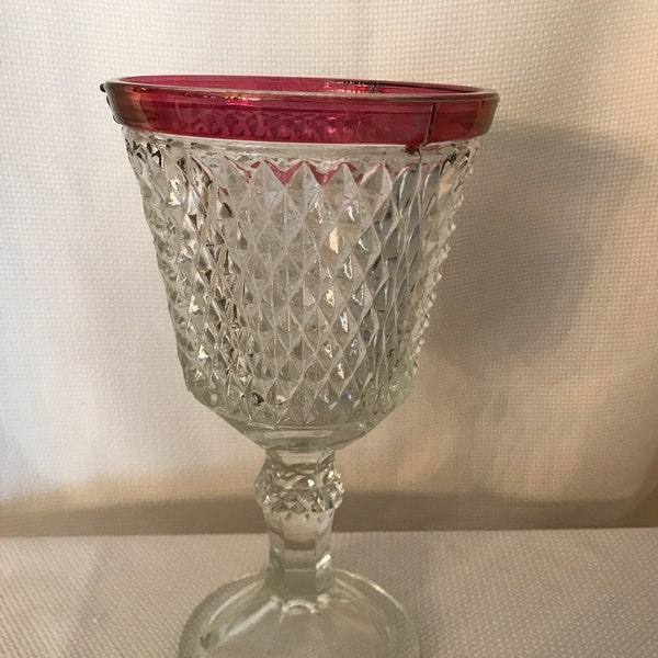 Ruby Flash Glass - Etsy