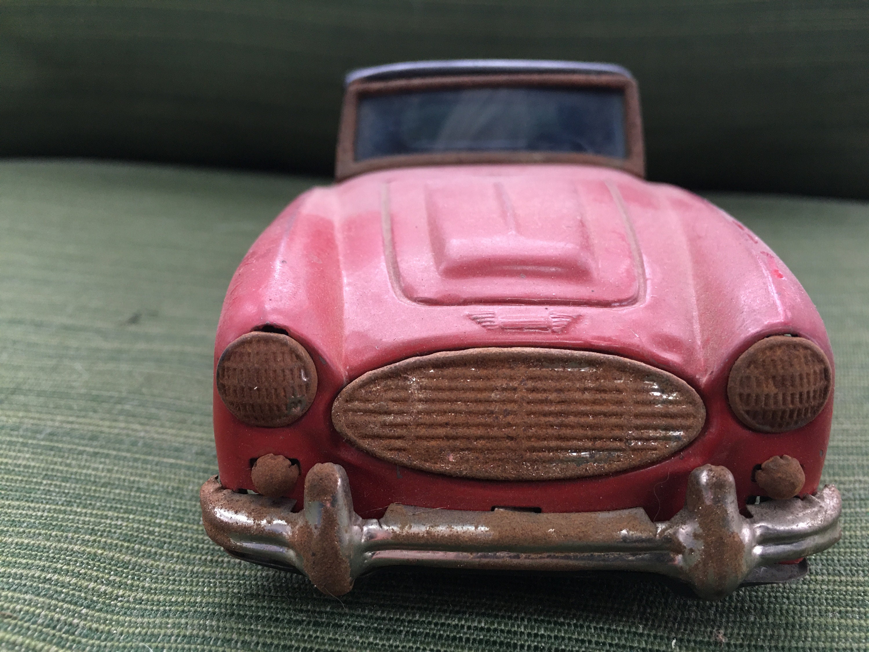 RARE Austin Healey by Bandai Toys Made in Japan Tin Litho Friction Car ...