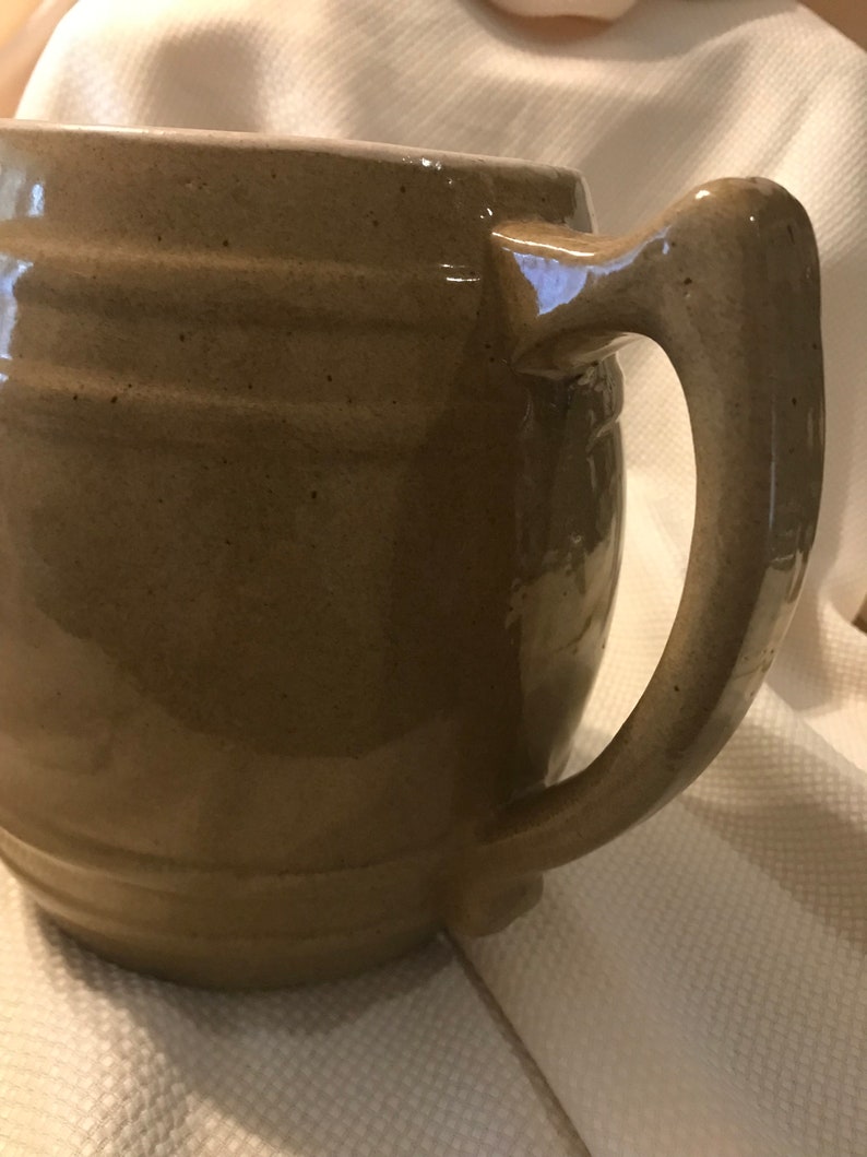 Vintage UHL Pottery Co. Stoneware Barrel Pitcher - Etsy