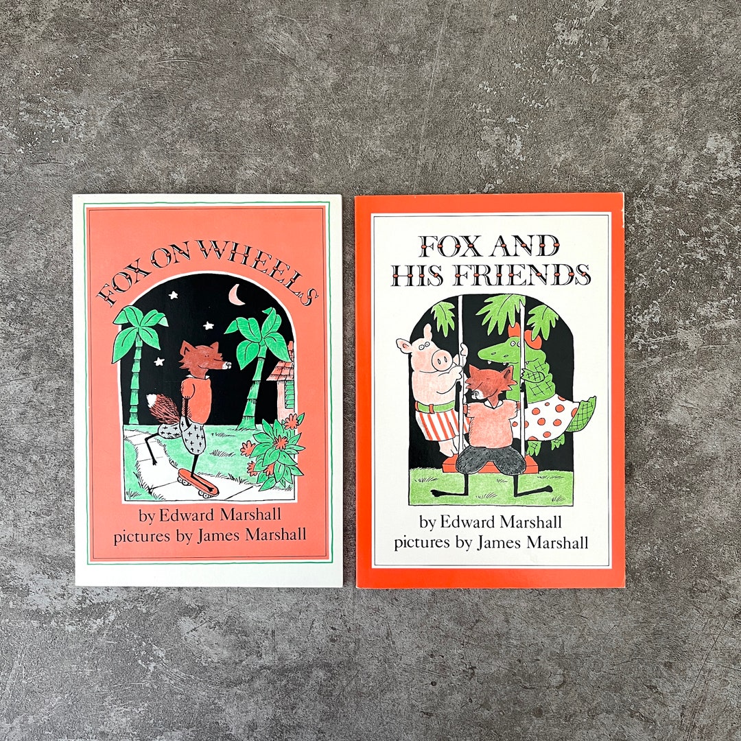 Vintage Fox on Wheels and Fox and His Friends Books, 1980's Lot of 2 ...