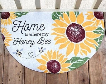 Honey Bee Kitchen Rug - Etsy
