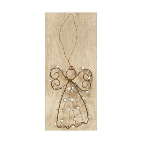 Gold Wire Angel With Beads Ornament Hand Formed With Pouch - Etsy