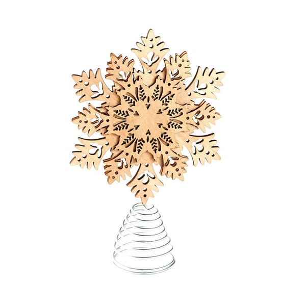 Wood Star Tree Topper - Etsy