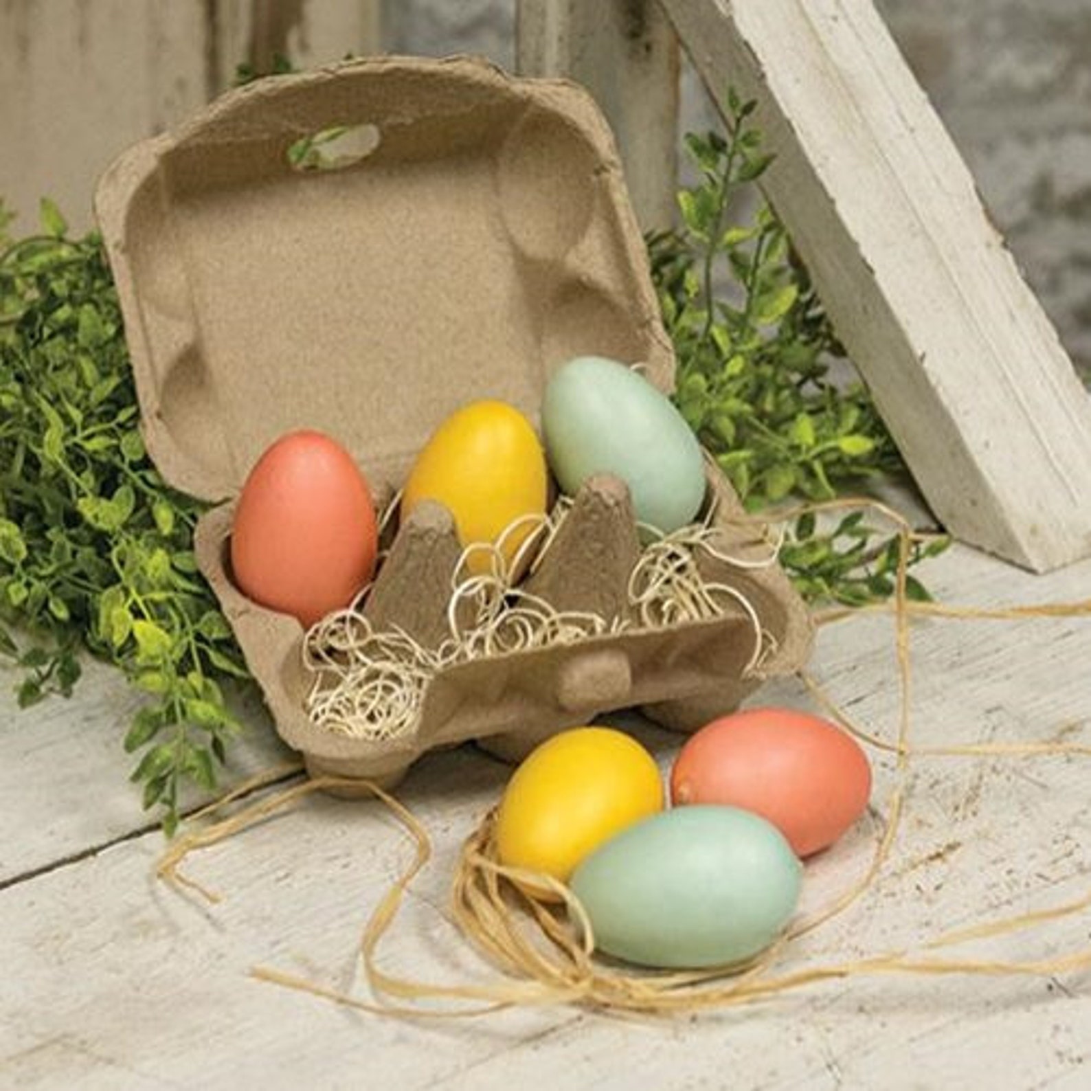 Spring Eggs in Carton Easter Decoration - Etsy