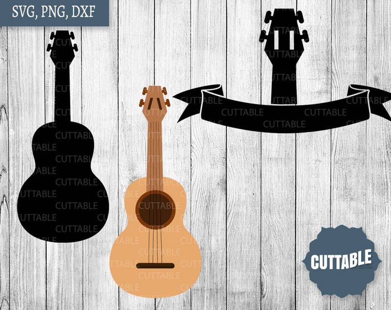 Guitar Cut Files SVG Guitar Cut Files Musical Guitar - Etsy