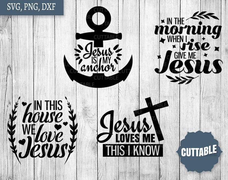 Jesus SVG Bundle Christian Quote Svg Pack Cut Files 14 - Etsy