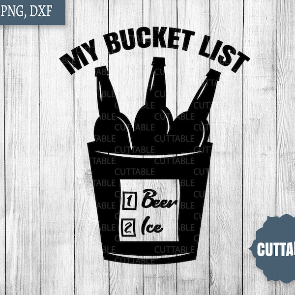 My Bucket List Beer Svg - Etsy