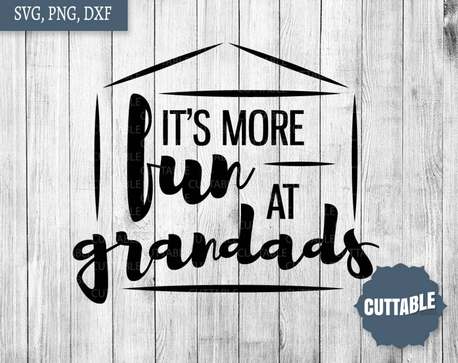 Grandad Svg Cut File Grandad's Home Cut File It's - Etsy Australia