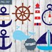 Nautical SVG Files for Print and Cut Machines, Nautical Svg Cut Outs ...