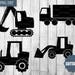Construction Cut Files, Construction Vehicles Svg Cutting Files, SVG ...