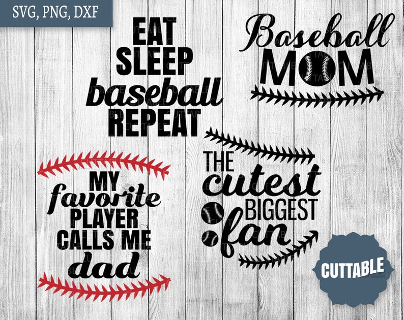 Baseball SVG Bundle, Baseball Player Svg Pack Cut Files, 15 Base Ball ...