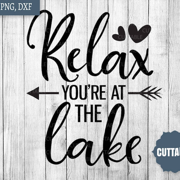 Lake Relax Sign - Etsy