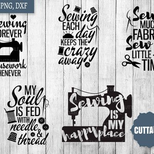 Sewing SVG Bundle, Sewing Svg Pack Cut Files, 10 Sew Cut Files, Sew ...
