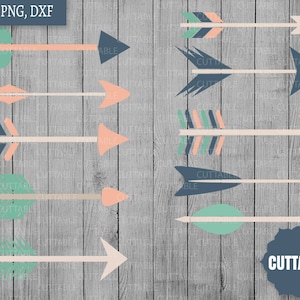 Arrow SVG Files, Tribal Arrow Cut Files, Arrows Bundle Print and Cut ...