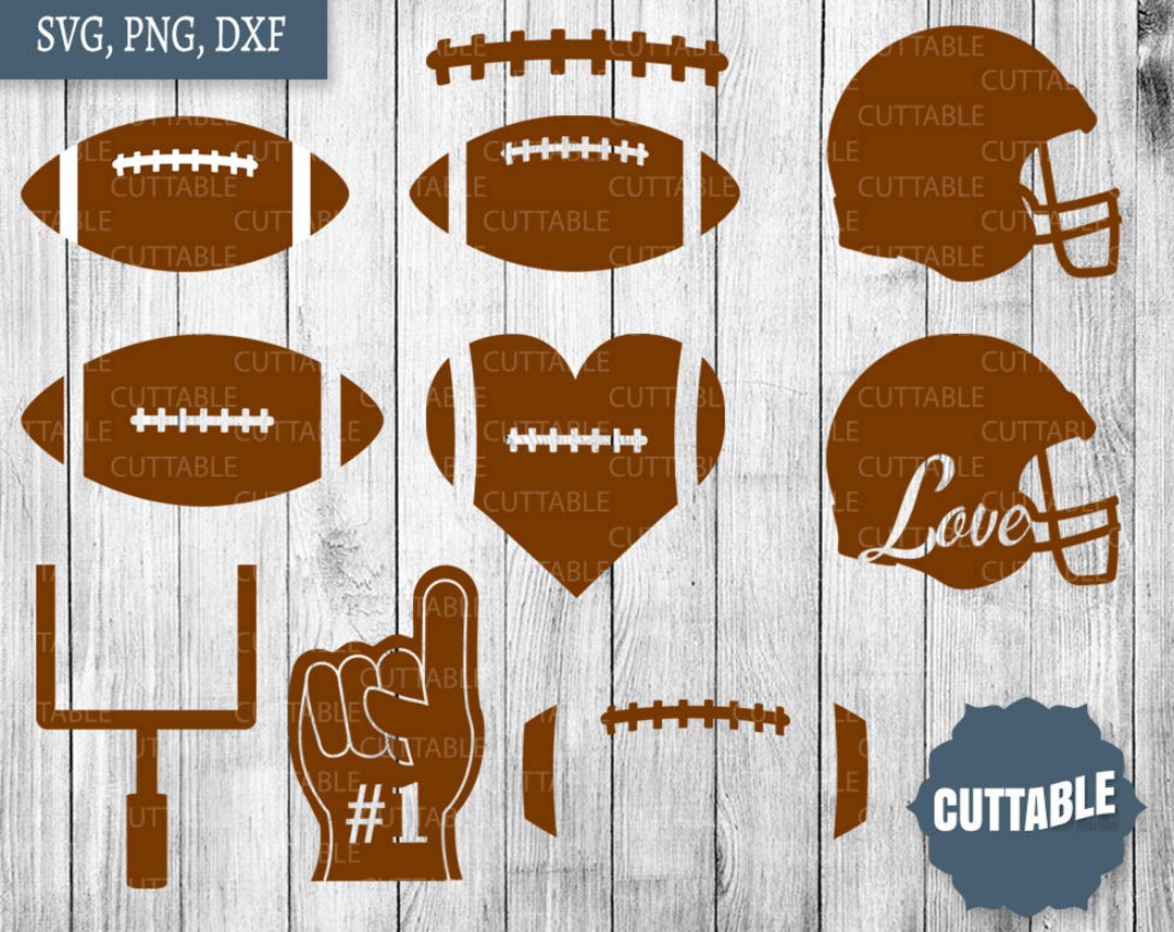 Football Cut Files SVG American Football Cut Files Football - Etsy