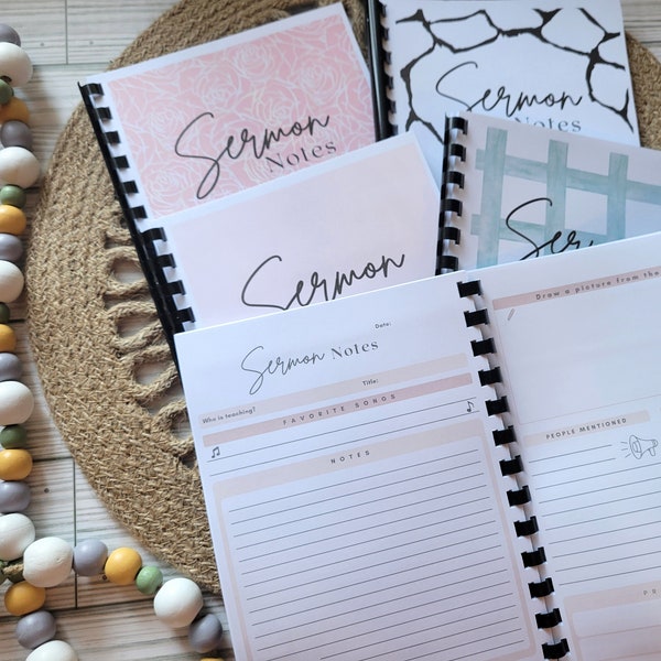 Church Notebook - Etsy