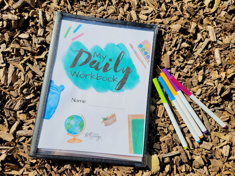 Morning Menu Daily Workbook Morning Basket Morning Time Toddler Busy ...