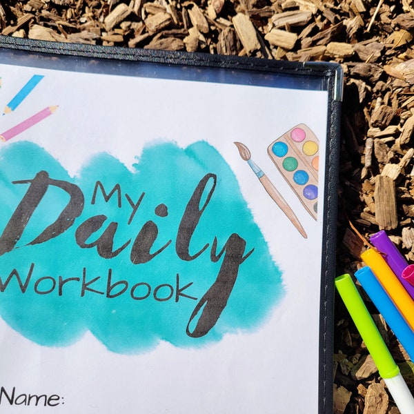 Preschool Workbook - Etsy