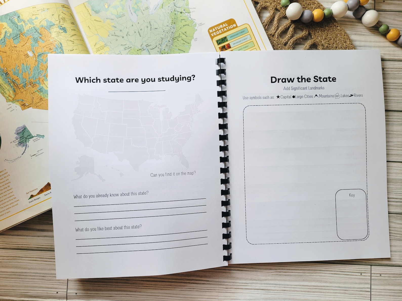 DIGITAL DOWNLOAD My State Research Journal United States Middle School ...