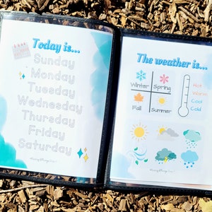 Morning Menu Daily Workbook Morning Basket Morning Time Toddler Busy ...