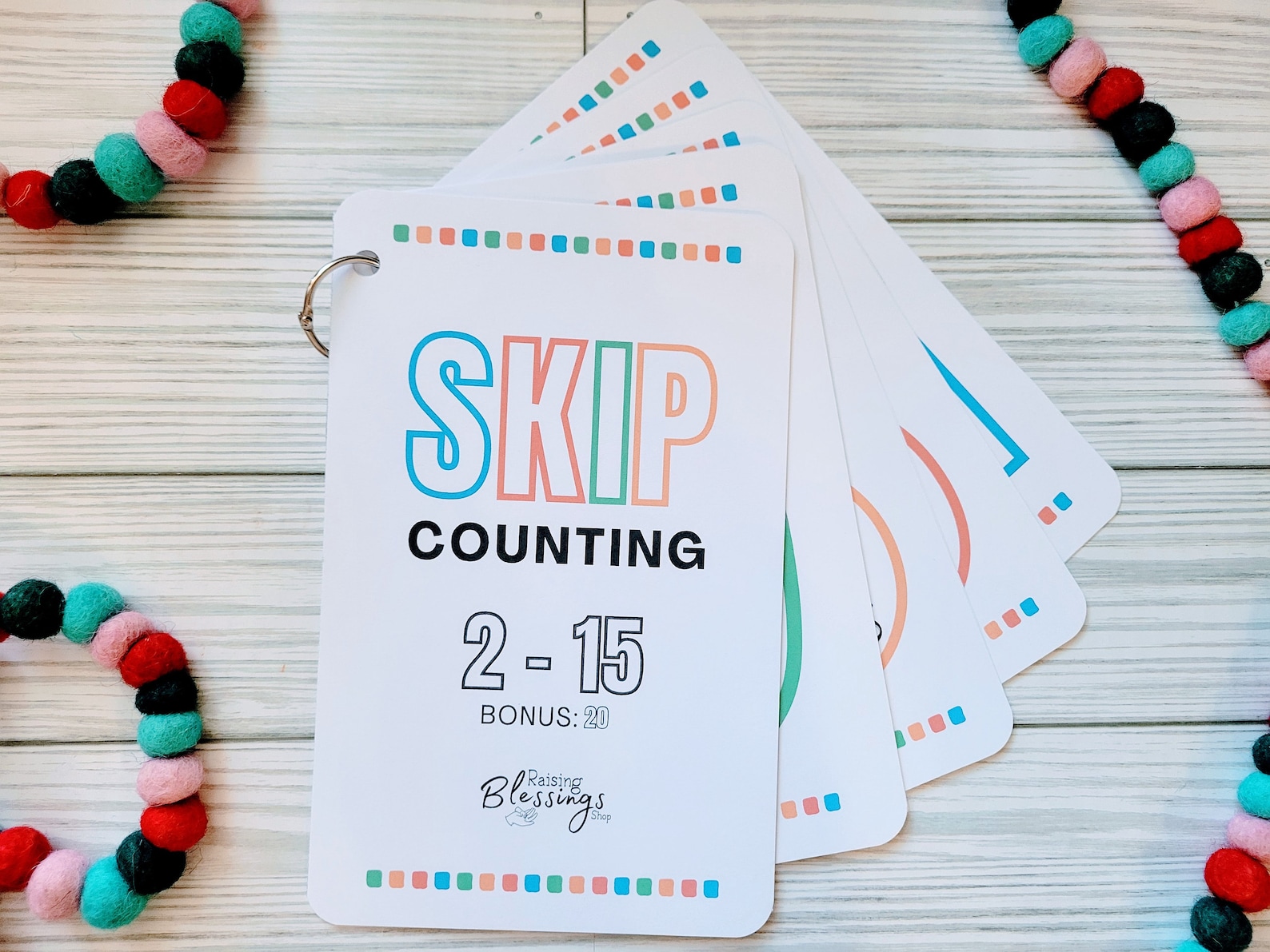 INSTANT DOWNLOAD Skip Counting Flashcards Printable Numbers Practice ...