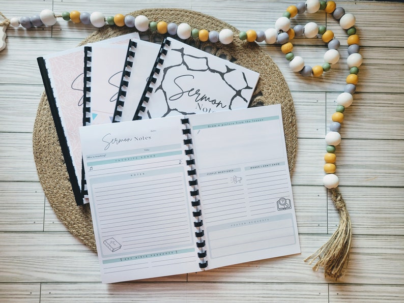 Youth Sermon Notebook | Kids Church Notes | Church Busy Book | Teen ...