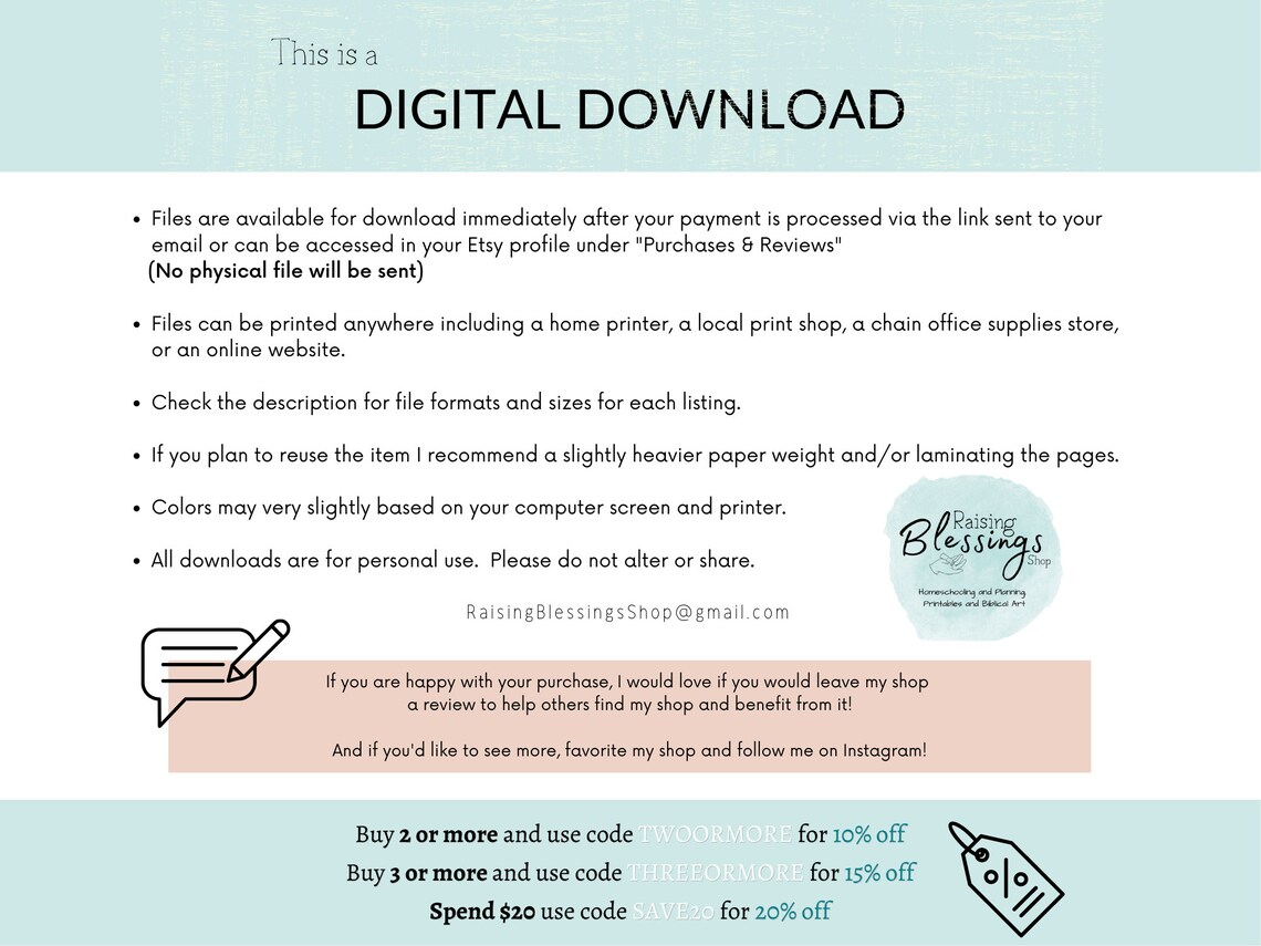 INSTANT DOWNLOAD Ten Commandments Printable Memory Game Sign Language ...
