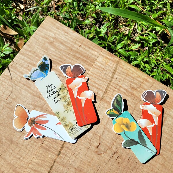 Butterfly Bookmark - Etsy