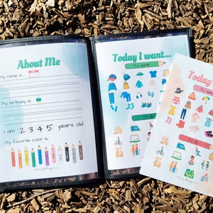 Morning Menu Daily Workbook Morning Basket Morning Time Toddler Busy ...