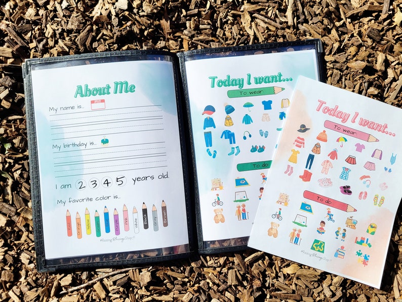 Morning Menu Daily Workbook Morning Basket Morning Time Toddler Busy ...