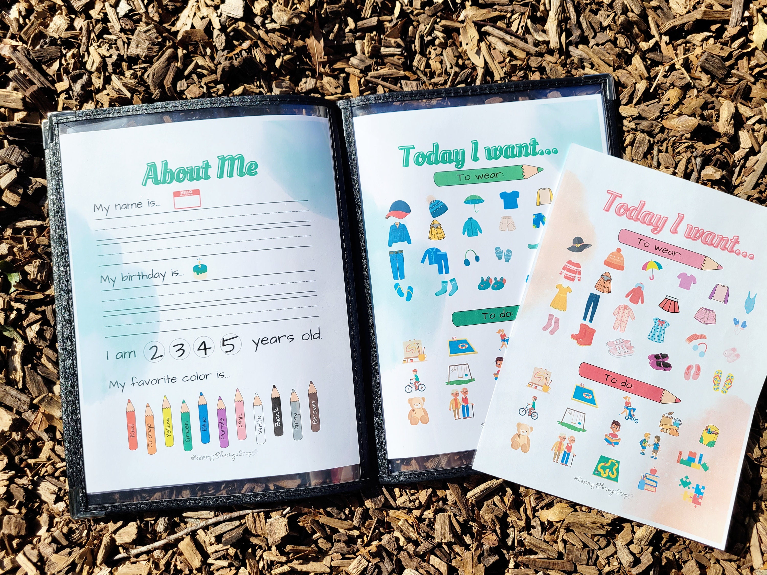 INSTANT DOWNLOAD Morning Menu Daily Workbook Morning - Etsy