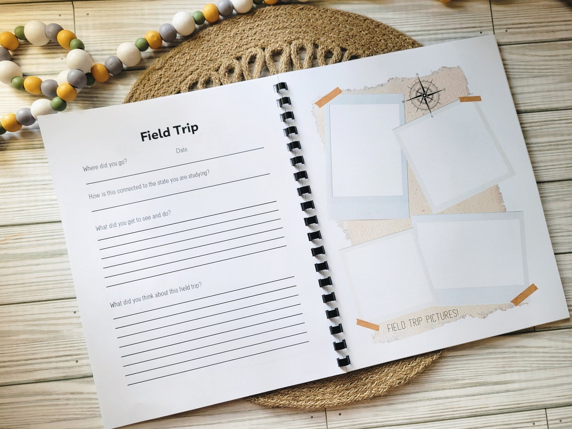 DIGITAL DOWNLOAD My State Research Journal United States Middle School ...