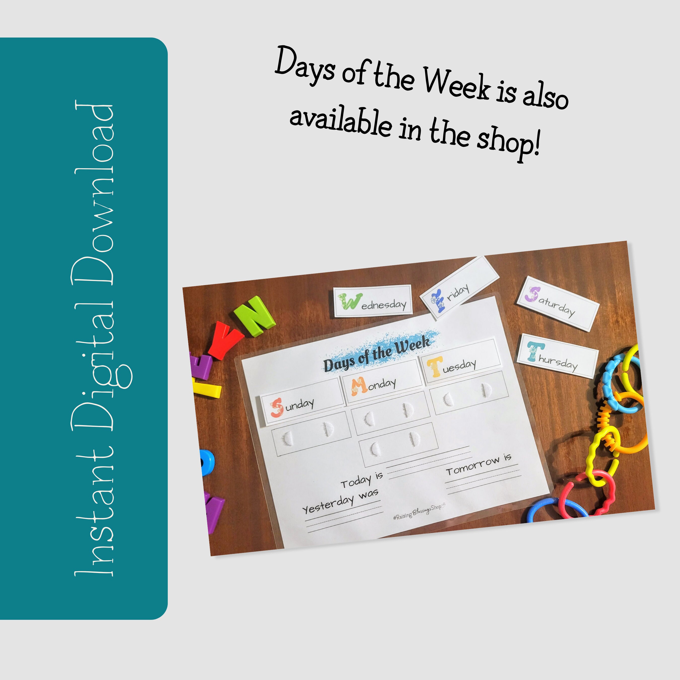 Months of the Year Busy Book Busy Binder Kids Printable - Etsy