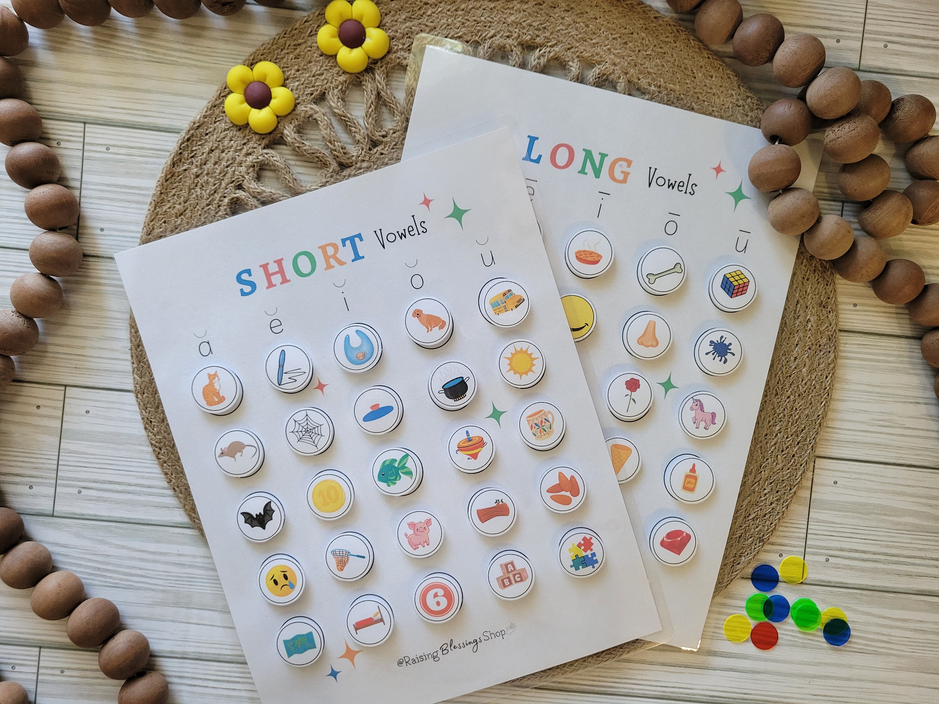 INSTANT DOWNLOAD Bundle: Alphabet Beginning Sounds and Vowel Sounds ...